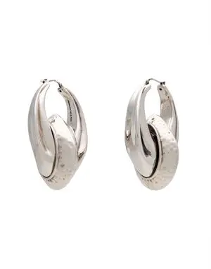 Alexander McQueen Brass Hoop Earrings