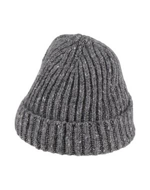 Eleventy Platinum Beanie In Wool, Cashmere, And Elastane - Grey