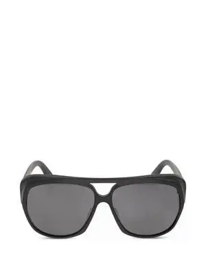 TOM FORD Pilot Sunglasses With T-logo Detail - Black