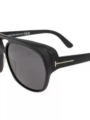 TOM FORD Pilot Sunglasses With T-logo Detail