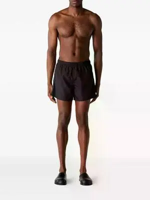 COURREGES Swim Shorts With Logo Patch