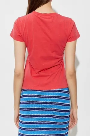 GANNI Printed Cotton T-shirt