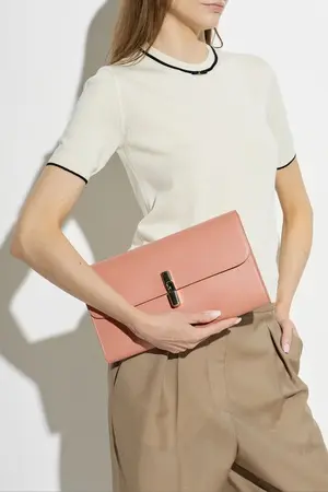 Furla Iride Clutch In Leather