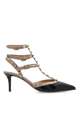 Valentino Garavani Studded Patent Leather Heeled Shoes
