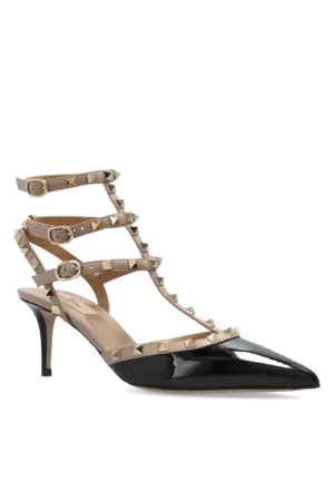 Valentino Garavani Studded Patent Leather Heeled Shoes