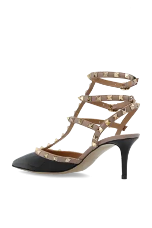 Valentino Garavani Studded Patent Leather Heeled Shoes