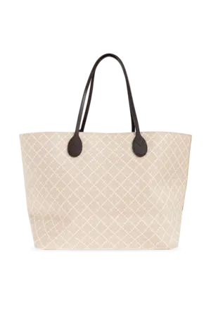 BY MALENE BIRGER Abi Shopper Bag With Patterned Exterior - Beige