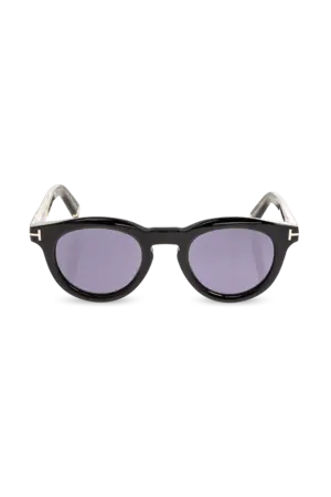 TOM FORD Round Frame Sunglasses - Black