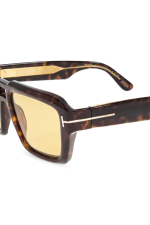 TOM FORD Rectangle Full Rim Sunglasses