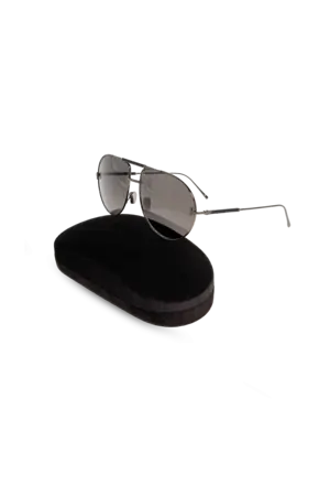 TOM FORD Aviator Sunglasses With Double Bridge