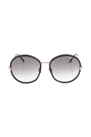 TOM FORD Round Frame Sunglasses - Black