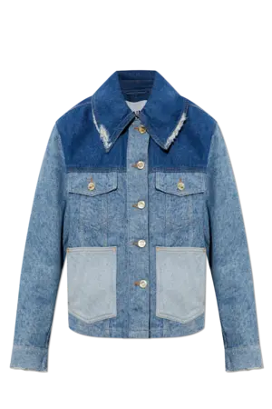 GANNI Denim Jacket With Vintage Effect