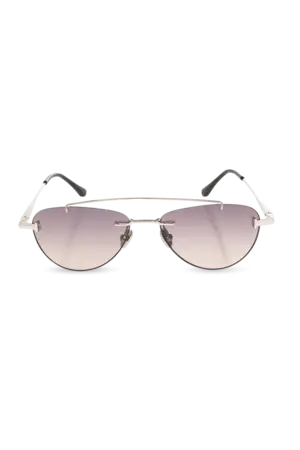 TOM FORD Aviator Sunglasses With Tone Frames - Silver