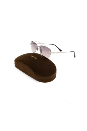 TOM FORD Aviator Sunglasses With Tone Frames