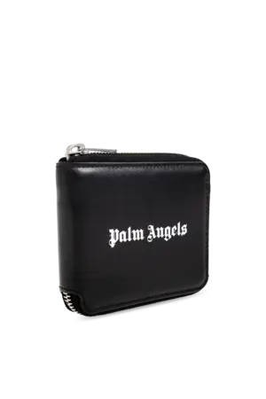 Palm Angels Leather Wallet With Logo