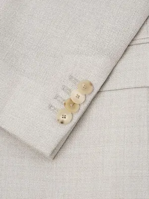 Mr P. Wool-hopsack Suit Jacket