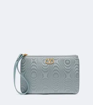 Valentino Garavani Vlogo Signature Pouch - Blue