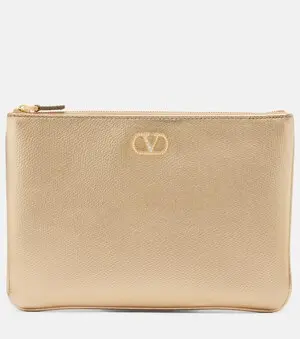 Valentino Garavani Vlogo Signature Pouch - Gold