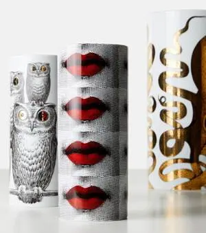 FORNASETTI Bocche Small Porcelain Vase