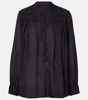 NILI LOTAN Clarys Cotton Blouse