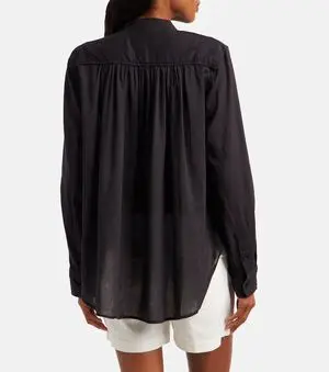 NILI LOTAN Clarys Cotton Blouse