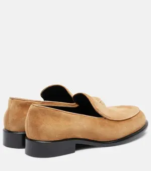 Khaite Miles Suede Loafers