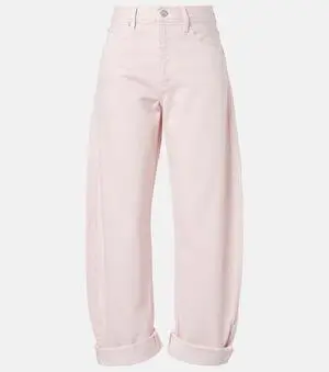 FRAME Frame Bubble Barrel-Leg Jeans In Knock Out Wash Pink