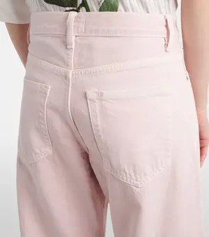 FRAME Bubble Barrel-leg Jeans - Pink
