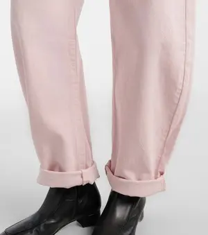 FRAME Bubble Barrel-leg Jeans - Pink