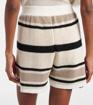 Brunello Cucinelli Striped Cotton Shorts