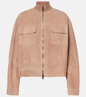 Brunello Cucinelli Leather Jacket - Brown