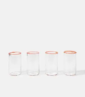 AKUA OBJECTS Peter Small Set Of 4 Glasses - Orange