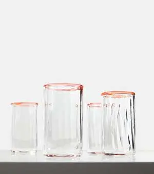 AKUA OBJECTS Peter Small Set Of 4 Glasses - Orange