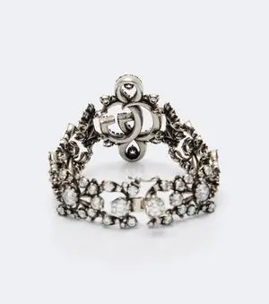 Gucci Gg Marmont Embellished Cuff Bracelet