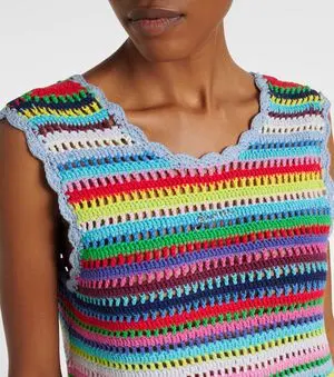 GANNI Crocheted Minidress