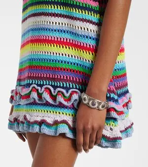 GANNI Crocheted Minidress