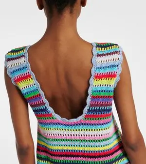 GANNI Crocheted Minidress