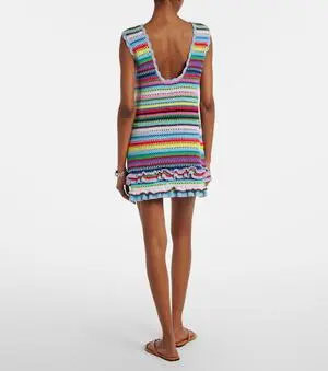 GANNI Crocheted Minidress