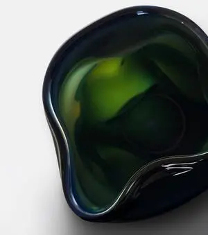 ALEXA LIXFELD Meteorite Glass Vase - Blue