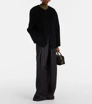 DEMELLIER Stockholm Small Suede Top-handle Bag