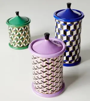 Jonathan Adler Versailles Porcelain Container - Pink