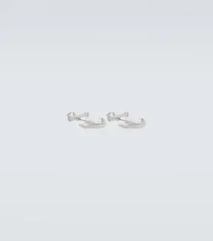 Balenciaga Anchor Earrings - Silver