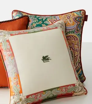 Etro Paisley Cotton Cushion