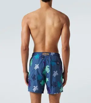 Vilebrequin Embroidered Swim Trunks - Blue