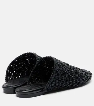 SOULIERS MARTINEZ Mallorca Woven Leather Mules