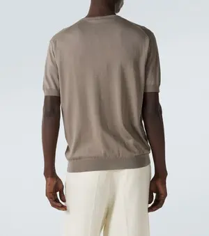 Giorgio Armani Silk And Cotton Crewneck Sweater