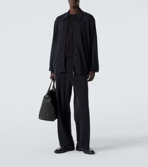 Giorgio Armani Knitted Wide-leg Pants