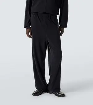 Giorgio Armani Knitted Wide-leg Pants