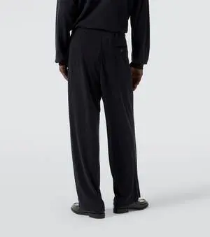 Giorgio Armani Knitted Wide-leg Pants