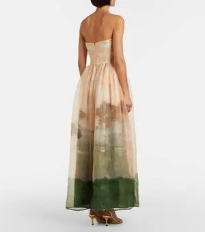 Agua Bendita Tonia Páramo Printed Cocktail Dress